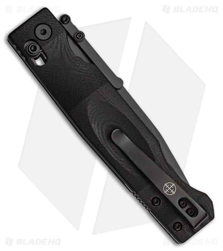 Elite Tactical Backdraft Knife Black Rubber Black Serr