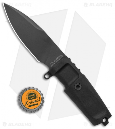 Extrema Ratio Shrapnel Fixed Blade Knife Black Forprene (3.75
