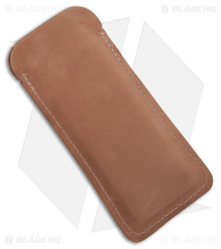 Eze-Lap Diamond Sharpener Brown Leather Case - Blade HQ