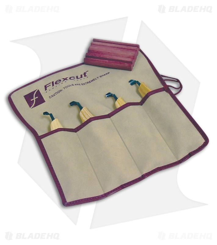 Flexcut Right-Handed Four Piece Scorp - Blade HQ