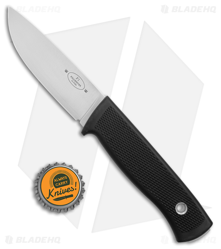 Fallkniven F1 Pilot Knife Black (3.88" Satin) - Blade HQ