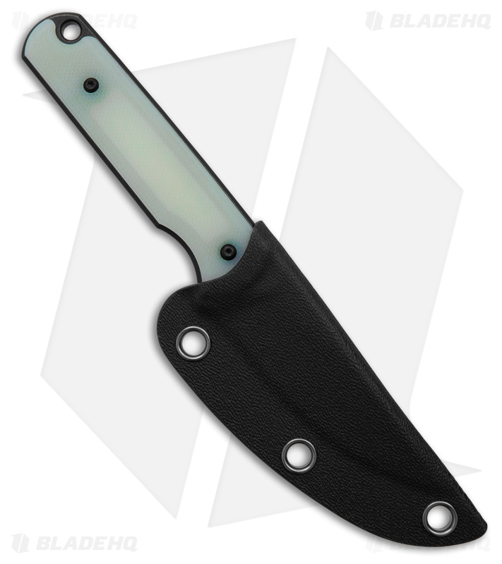 Ferrum Forge Pro Series Lackey Fixed Blade Knife Jade G-10 (2.8" Black ...