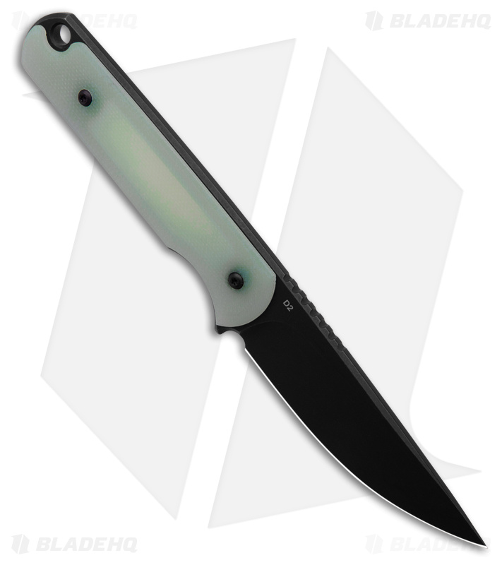 Ferrum Forge Pro Series Lackey Fixed Blade Knife Jade G-10 (2.8" Black ...