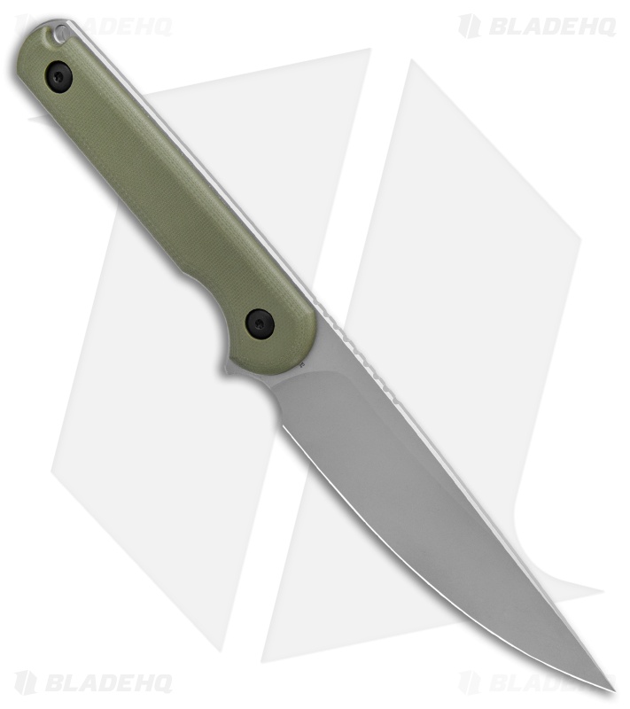 Ferrum Forge XL Lackey - Fixed Blade Knife | Green/D2 | Blade HQ