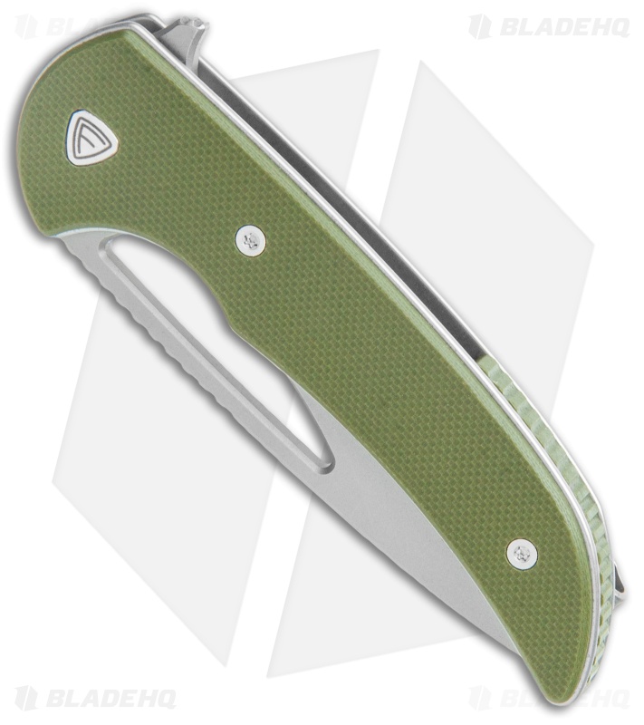 Ferrum Forge Knife Works Mini Archbishop Knife Nitro-V Green G-10 (2.75 ...