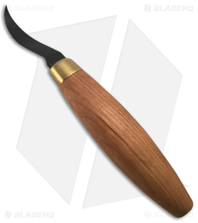 Flexcut Spear Point Radius Knife Wood (2" Black) - Blade HQ