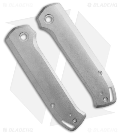 Flytanium Arcade Titanium Handle Set No Inlay - Stonewash