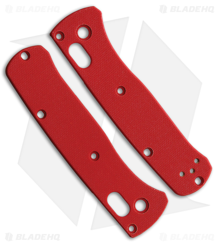 Flytanium Mini Bugout Handles Red G-10 - Blade HQ