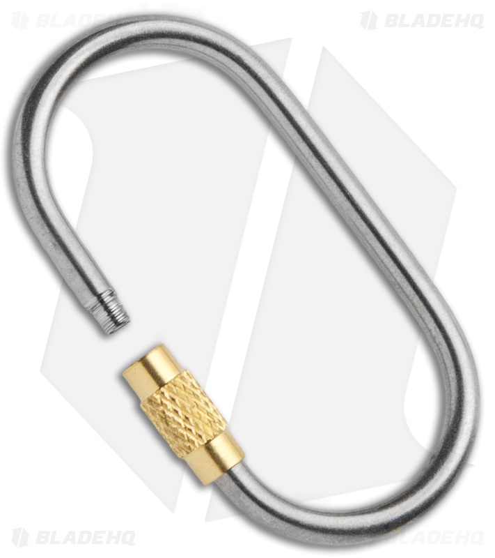 Flytanium Titanium Oval Keyring with Screw Closure - Blade HQ