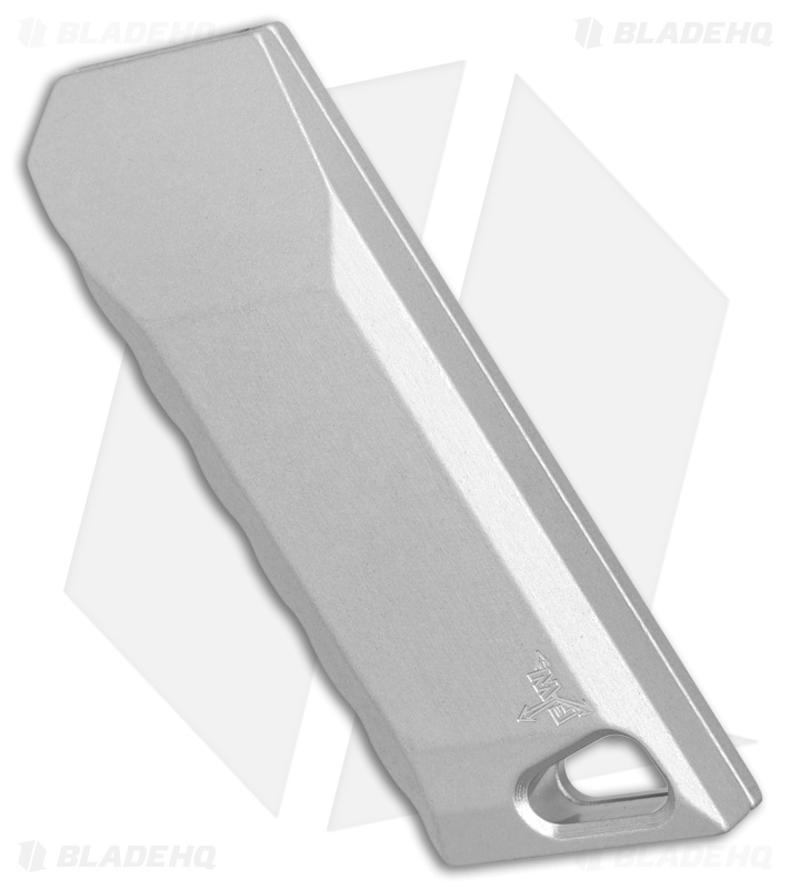 Focus Works Bob The Boxcutter Utility Knife Gray Raw Aluminum - Blade HQ