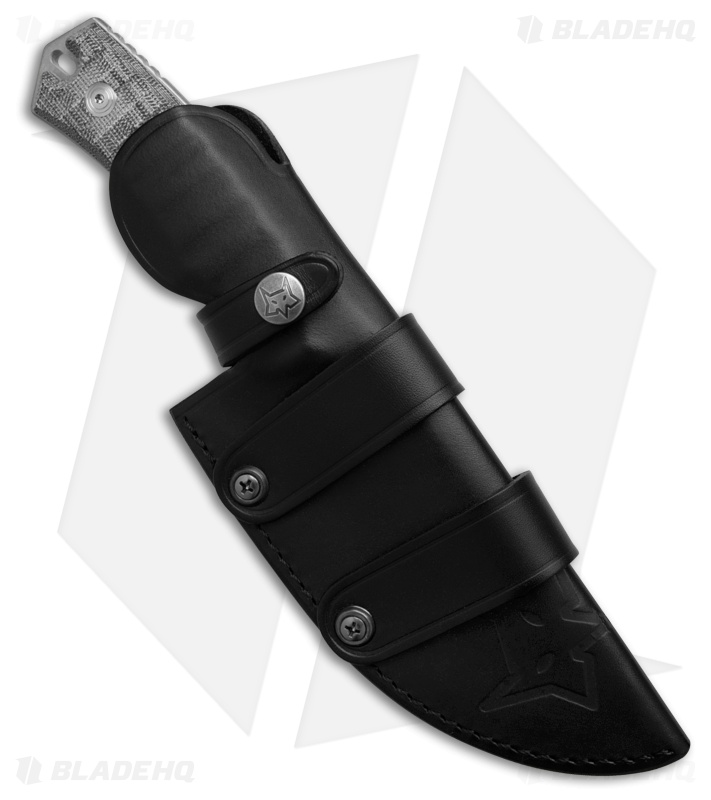 Fox Knives Oxylos Fixed Blade Knife Black Micarta SW