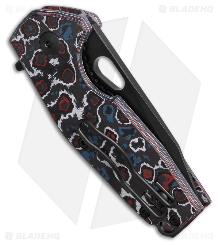 Fox Suru Liner Lock Knife Nebula Carbon Fiber (Black)