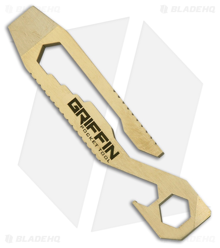 Griffin 11 in 1 Pocket Tool Brass
