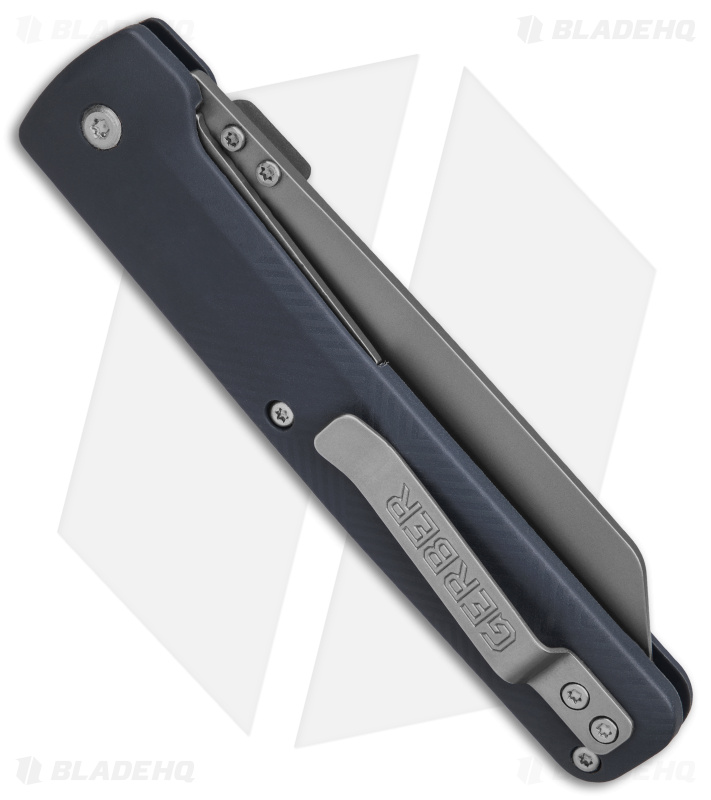 Gerber Pledge Liner Lock Blue GFN (Bead Blast) - Blade HQ