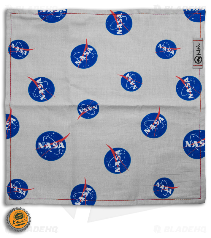 Hanks by Hank 10 x 10 Handkerchief | Nasa (Gray) - Blade HQ