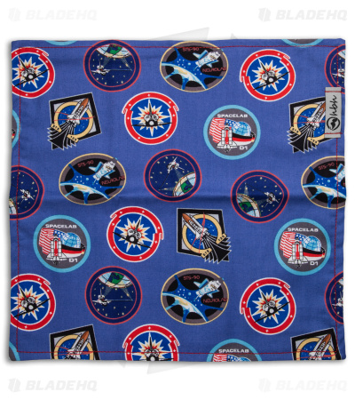 Hanks by Hank 10" x 10" Handkerchief Blue NASA - Blade HQ