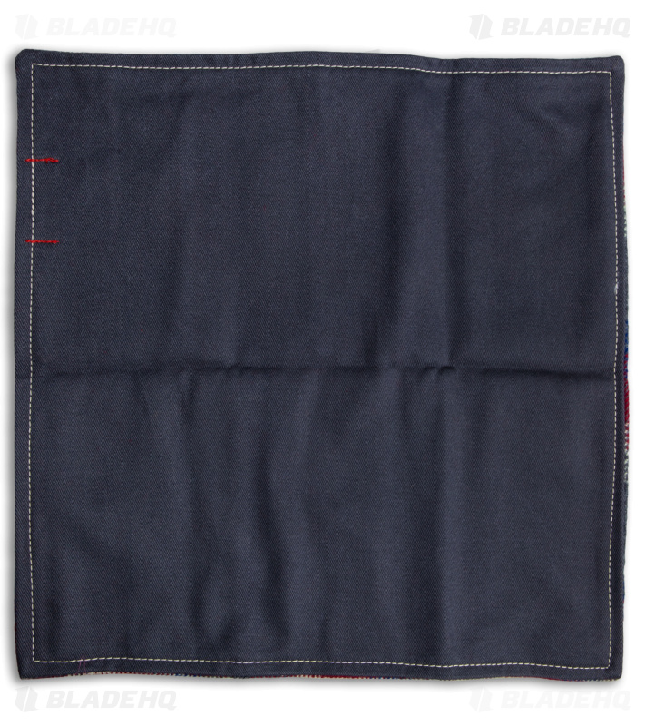 Hanks by Hank 10" x 10" Handkerchief - Pepsi Flannel - Blade HQ