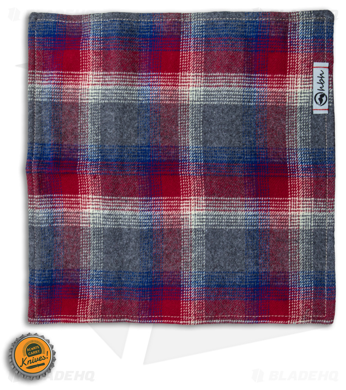 Hanks by Hank 10" x 10" Handkerchief - Pepsi Flannel - Blade HQ