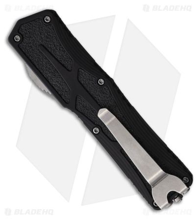 Heretic Knives Colossus OTF Black Al Tanto SW Serr