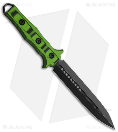 Heretic Knives Nephilim Fixed Knife Green G-10 - Blade HQ