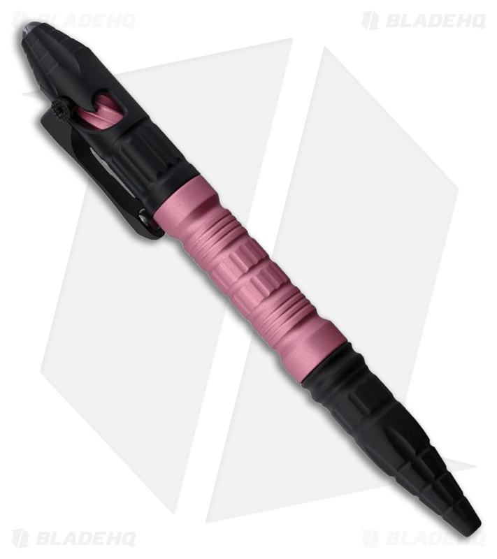 Heretic Knives Thoth Tactical Pen Black Al - Pink - Blade HQ