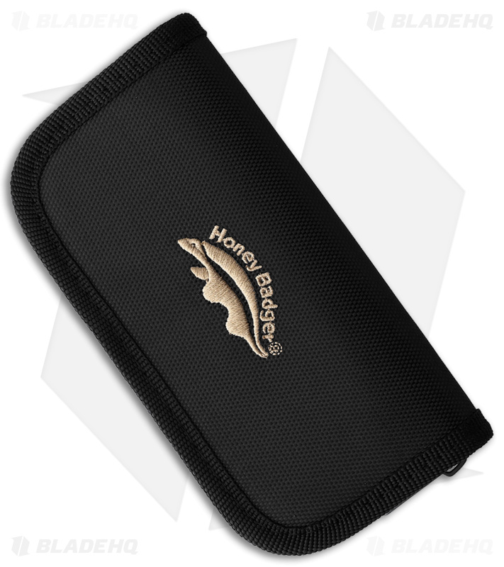 Honey Badger Knives Zipper Pouch Black - Blade HQ