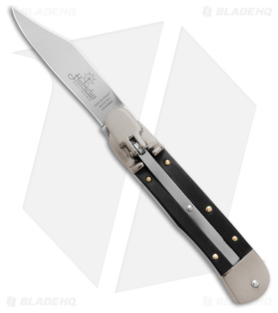 Hubertus Lever Lock Auto Knife 6.75 Ebony | Blade HQ