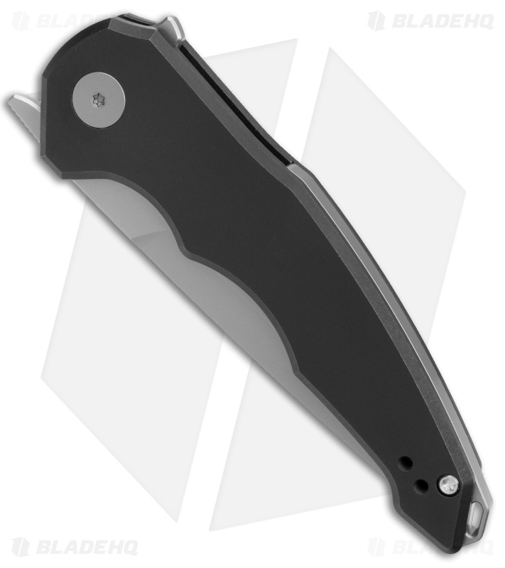 Jake Hoback Knives OneSam Frame Lock Knife Black SW Titanium(3.25 ...