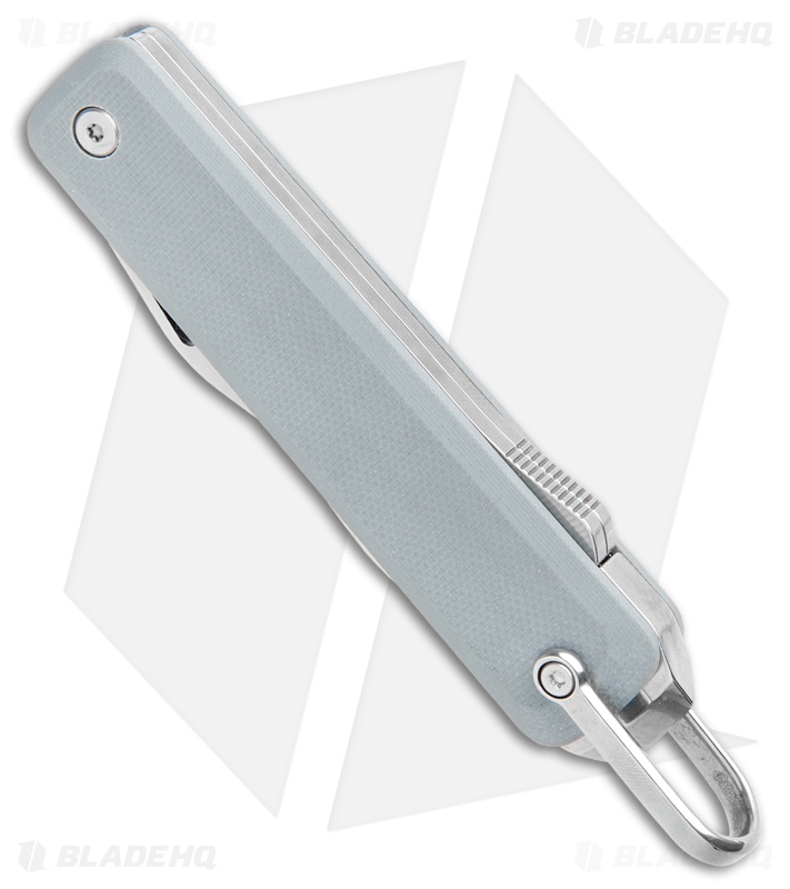 The James Brand The Ellis Lockback Knife & Tool Gray (2.5" Satin Serr ...