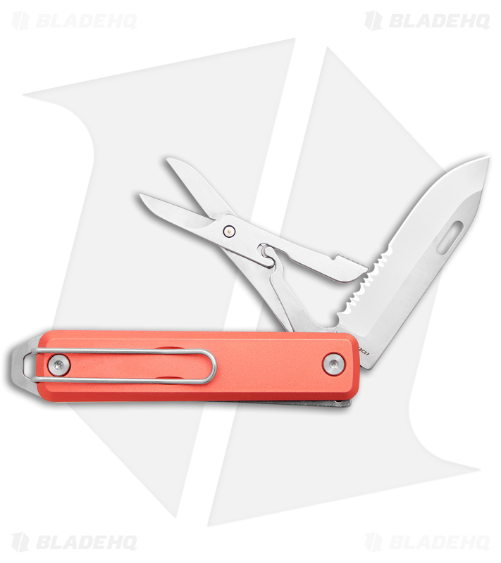 James Brand The Ellis Lockback Knife Coral (Serr) - Blade HQ