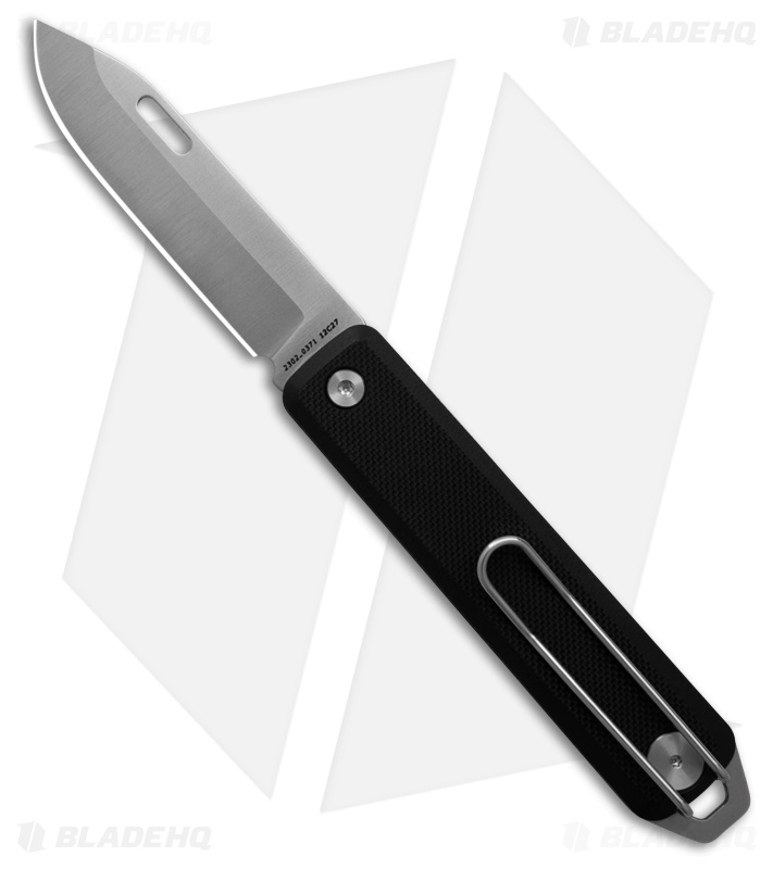 James Brand The Ellis Slim Black G-10 (Satin) - Blade HQ