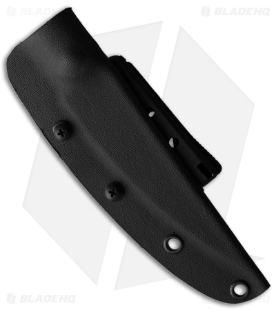 Jason Perry Bushcraft Knife Black G-10 (4.5" Black) - BHQ