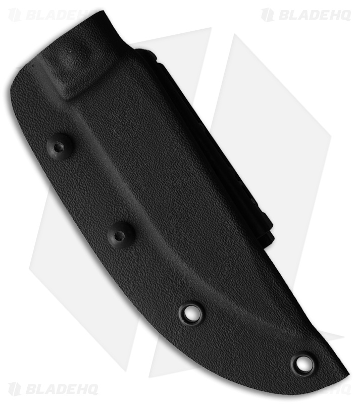 Jason Perry Bushcraft Knife Jade G-10 (4.75" Black) - BHQ