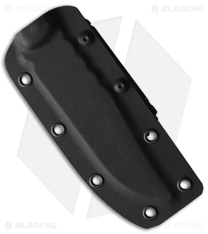 Jason Perry Hunter Knife Black Mic (5" Black) - Blade HQ