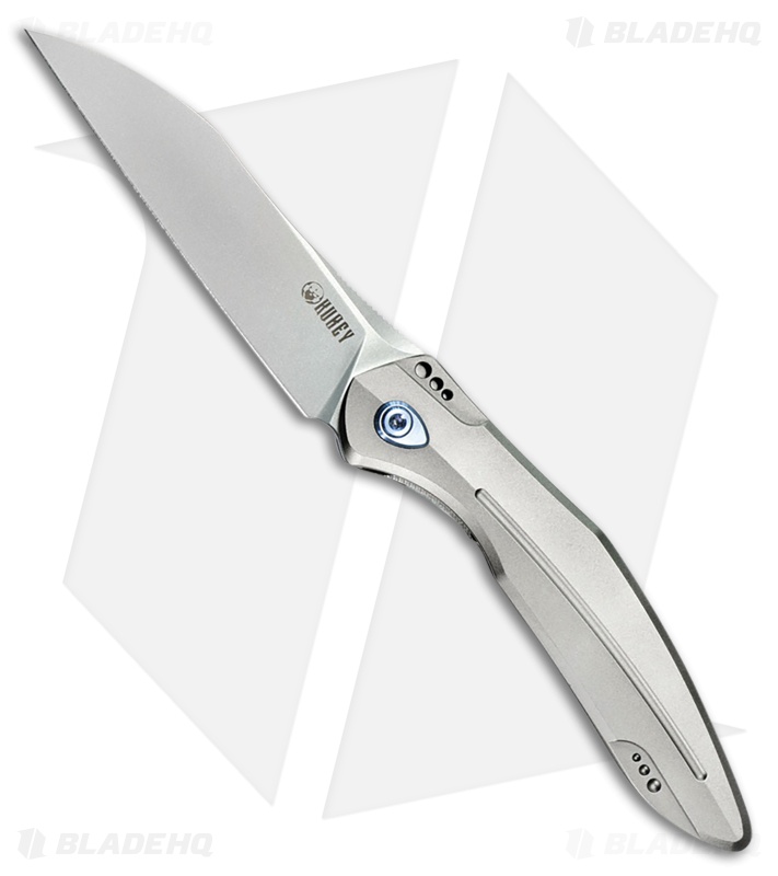 Kubey Barracuda Liner Lock Knife SW Titanium SW S30V