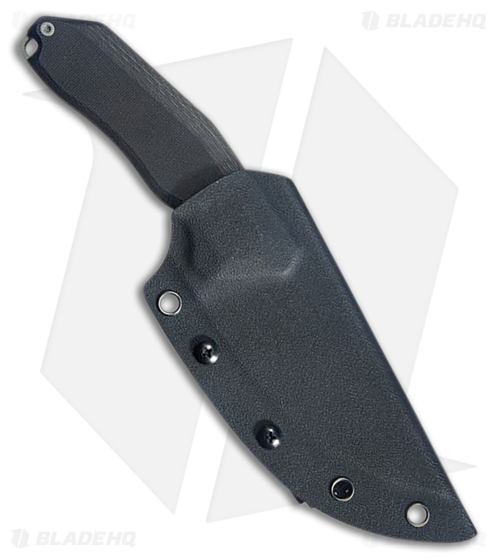 Kubey Knives Basilisk Fixed Blade Knife Black G-10 SW