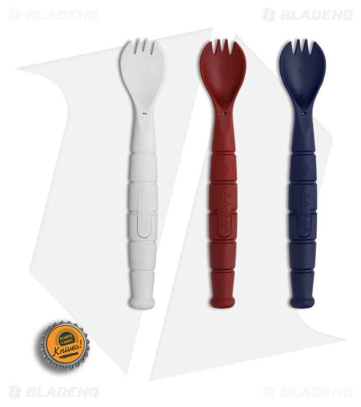 Ka-Bar All American Spork 3 Pack | Red, White, Blue | Blade HQ