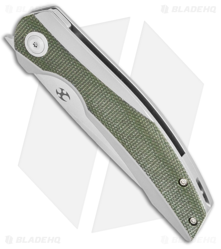 Kansept Knives Accipiter - Frame Lock Knife | Green Micarta | Blade HQ