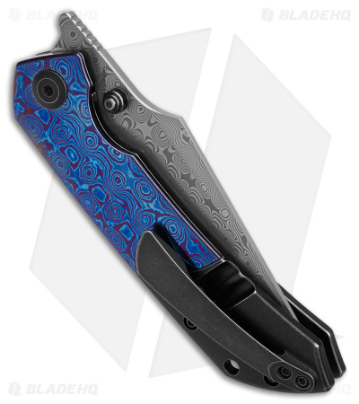 Kansept Knives Fenrir Knife Timascus + Damascus - Blade HQ