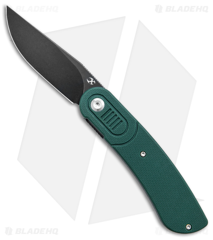 Kansept Reverie Knife | Green G-10 + Black - Blade HQ