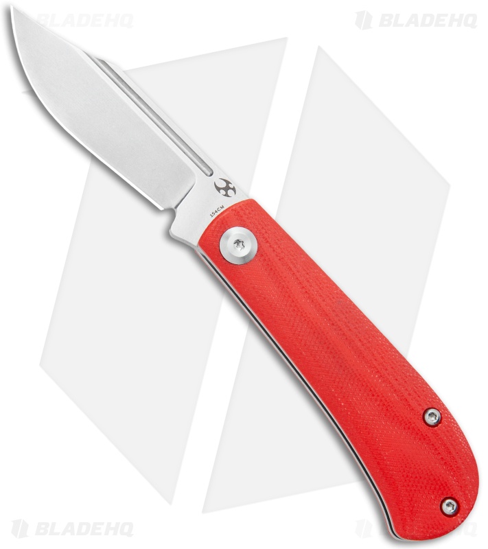 Kansept Knives Bevy - Slip Joint Knife | Red G-10 | Blade HQ
