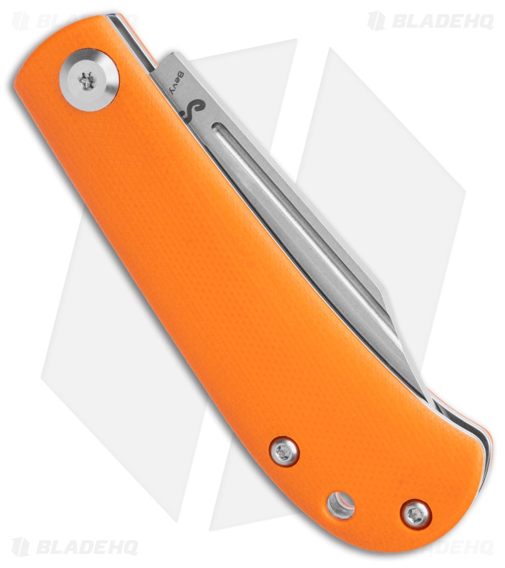 Kansept Knives Bevy - Slip Joint Knife | Orange G-10 | Blade HQ