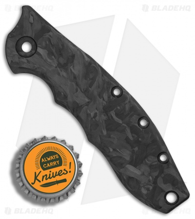 Karbadize ZT 0562 Replacement Scales | Marble Carbon Fiber