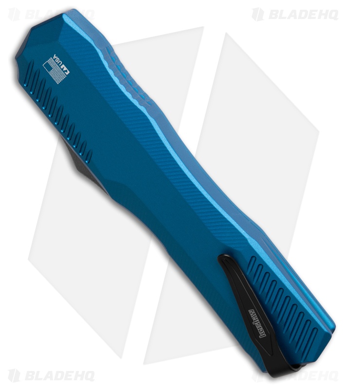 Kershaw Livewire OTF Knife Blue Aluminum MagnaCut Black SW