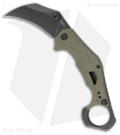 Kershaw Outlier Karambit Green/Black KS2064ODBW - Blade HQ