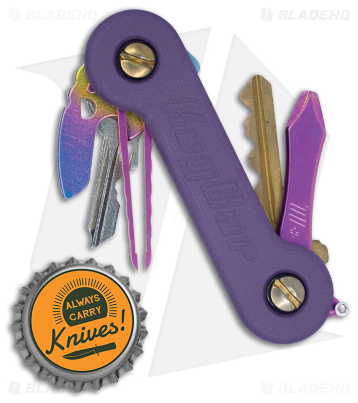 KEY-BAR Preamble Purple G-10 Key Holder - Blade HQ