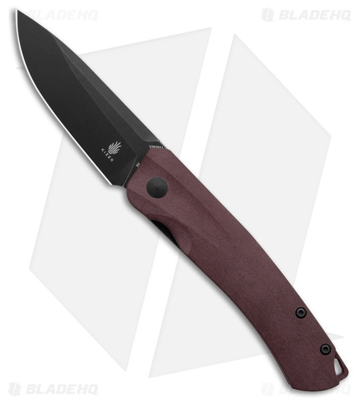Kizer Agressor Knife Richlite Red (Black) - Blade HQ