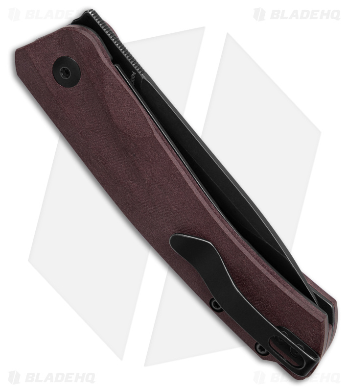 Kizer Agressor Knife Richlite Red (Black) - Blade HQ