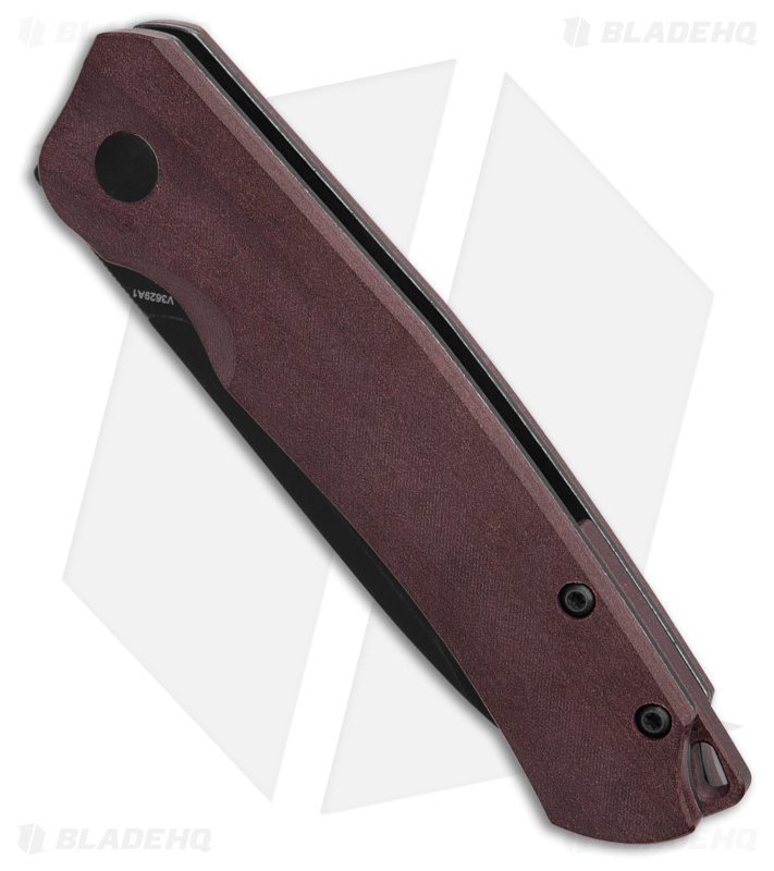 Kizer Agressor Knife Richlite Red (Black) - Blade HQ