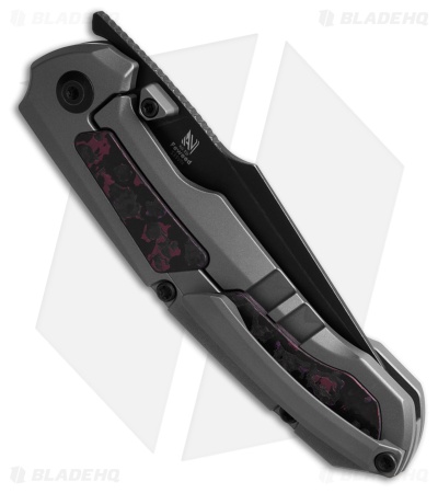 Kizer Cutlery Feweed Knife Ti + Purple Haze FC Black SW